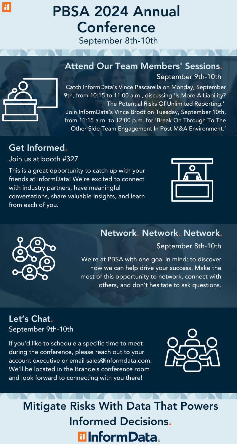 Get Ready for PBSA Annual 2024: What InformData Has in Store!